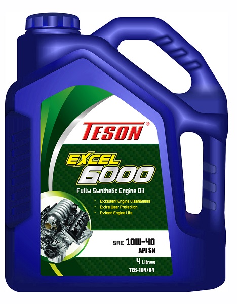 TESON EXCEL 6000 Fully Synthetic SAE 10W40: Bond & Seal Better - Teson
