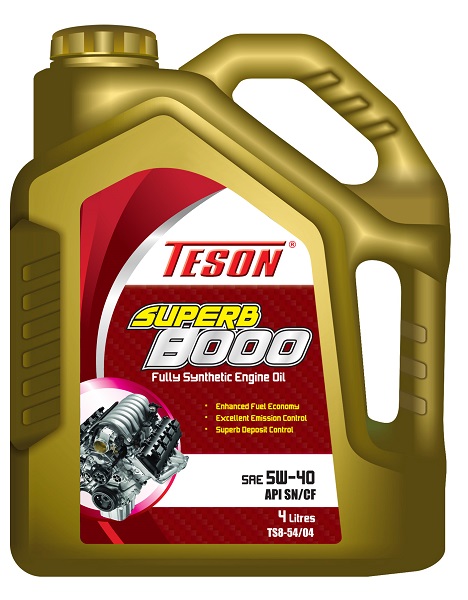 TESON SUPERB 8000 Fully Synthetic SAE 0W40: Bond & Seal Better - Teson